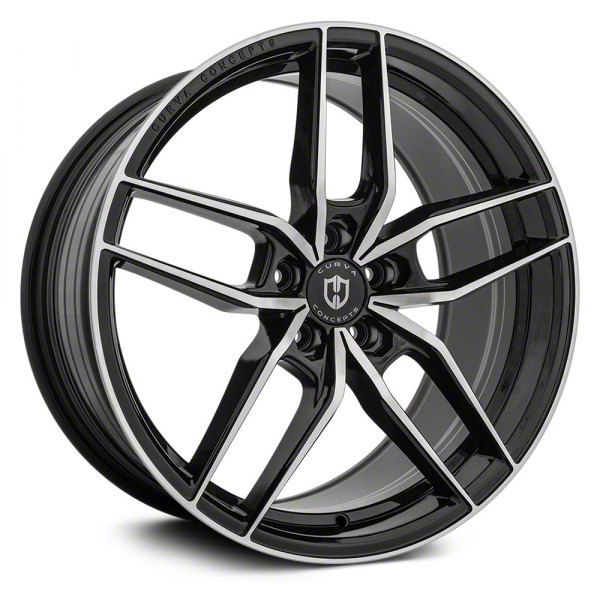 Curva Concepts Camaro CFF25 Gloss Black Machine Wheel; 20x8.5 CFF25 ...
