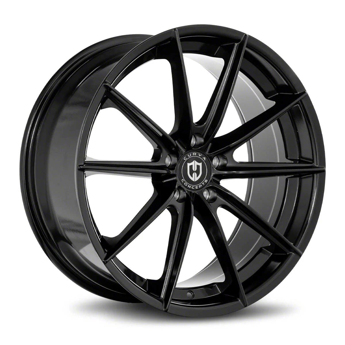 Curva Concepts Mustang CFF46 Gloss Black Wheel; 18x9; 35mm Offset CFF46 ...