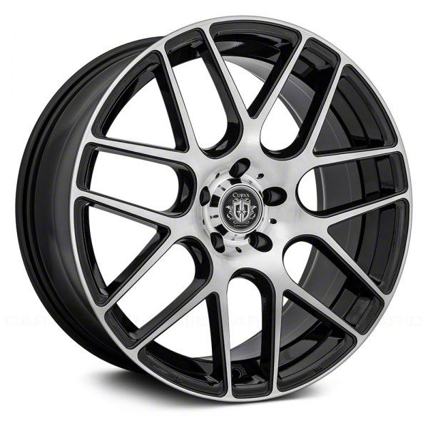 Curva Concepts Camaro C7 Gloss Black Machine Wheel; 20x8.5; 25mm Offset ...