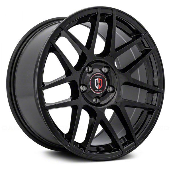Curva Concepts Mach-E CFF300 Gloss Black Wheel; 18x8.5; 35mm Offset ...