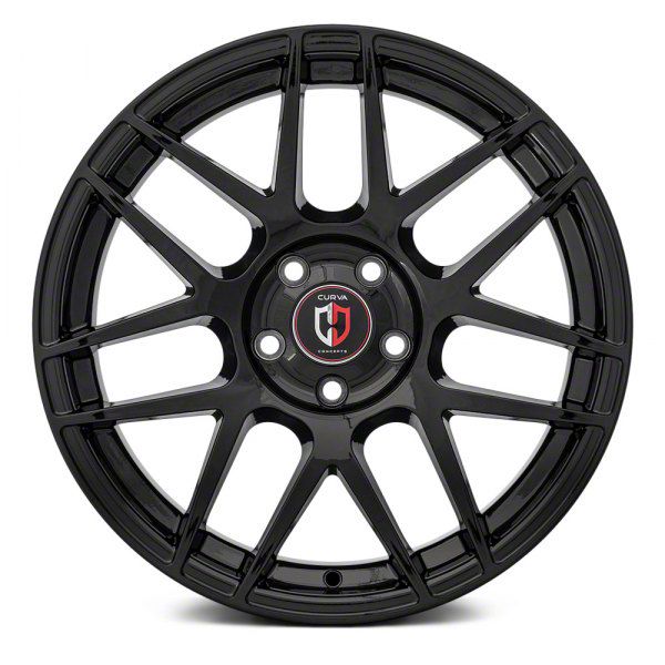 Curva Concepts Mustang C300 Gloss Black Wheel; Rear Only; 20x10.5; 30mm ...