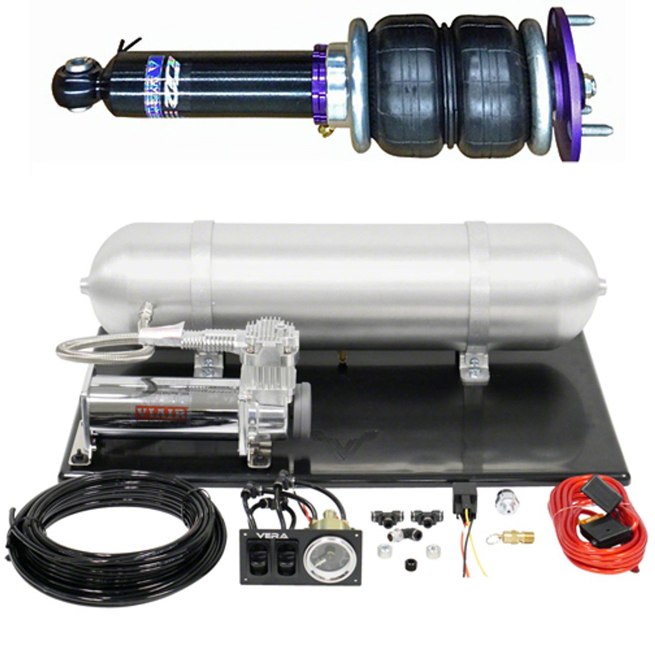 D2 Racing Camaro Air Struts with VERA Basic Management AR-CH-01-ARB (16 ...