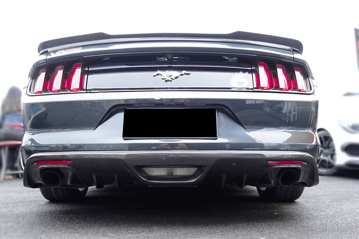 Darwin Pro Aero Mustang RSH Style Rear Diffuser; Carbon Fiber CF8992RSH ...