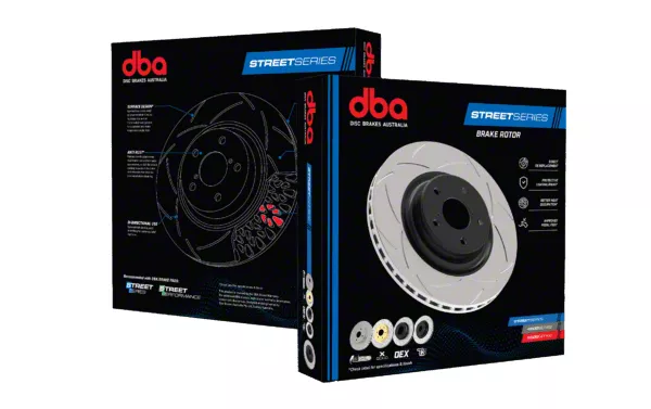 DBA Corvette Street Series T2 Slotted Rotor; Front DBA2994S (97-04 ...