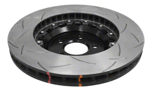 DBA Mustang 5000 Series T3 Slotted Rotor; Front DBA52166BLKS (15-23 ...