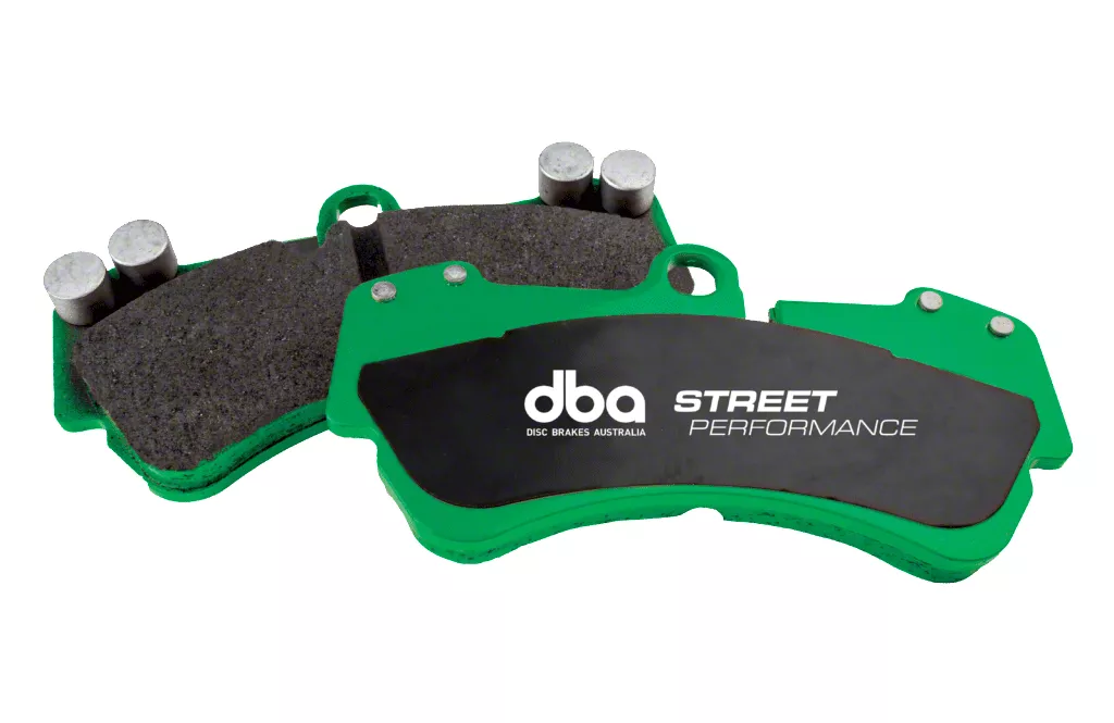 DBA Mustang Street Performance Semi-Metallic Carbon Fiber Brake Pads; Front Pair DB9011SP (15-23 ...