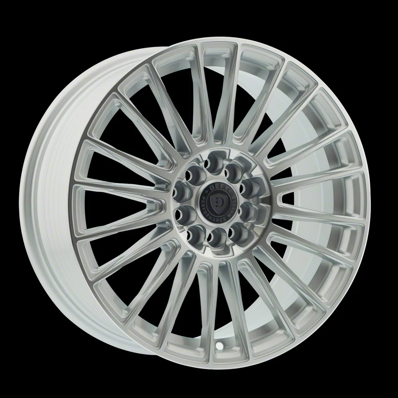 Defy Mustang D14 Silver Machine Wheel; 17x7.5; 38mm Offset D14775065 ...