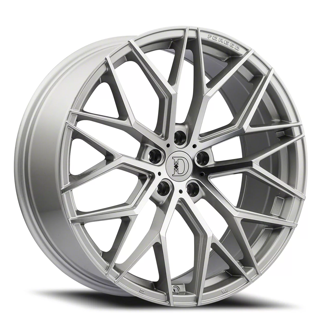 Defy Mustang D07 Silver Machined Wheel; 20x8.5; 38mm Offset D07285545 ...