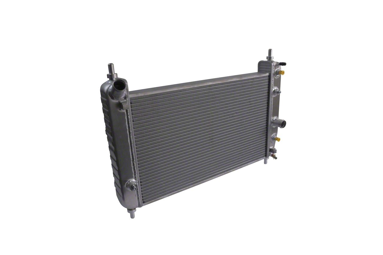 DeWitts Corvette Pro Series Short Direct Fit Radiator; Natural Finish ...