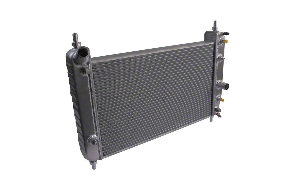 DeWitts Corvette Pro Series Short Direct Fit Radiator; Natural Finish ...