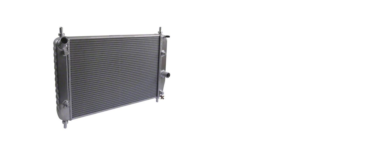 DeWitts Corvette Pro Series Direct Fit Radiator; Natural Finish 32 ...