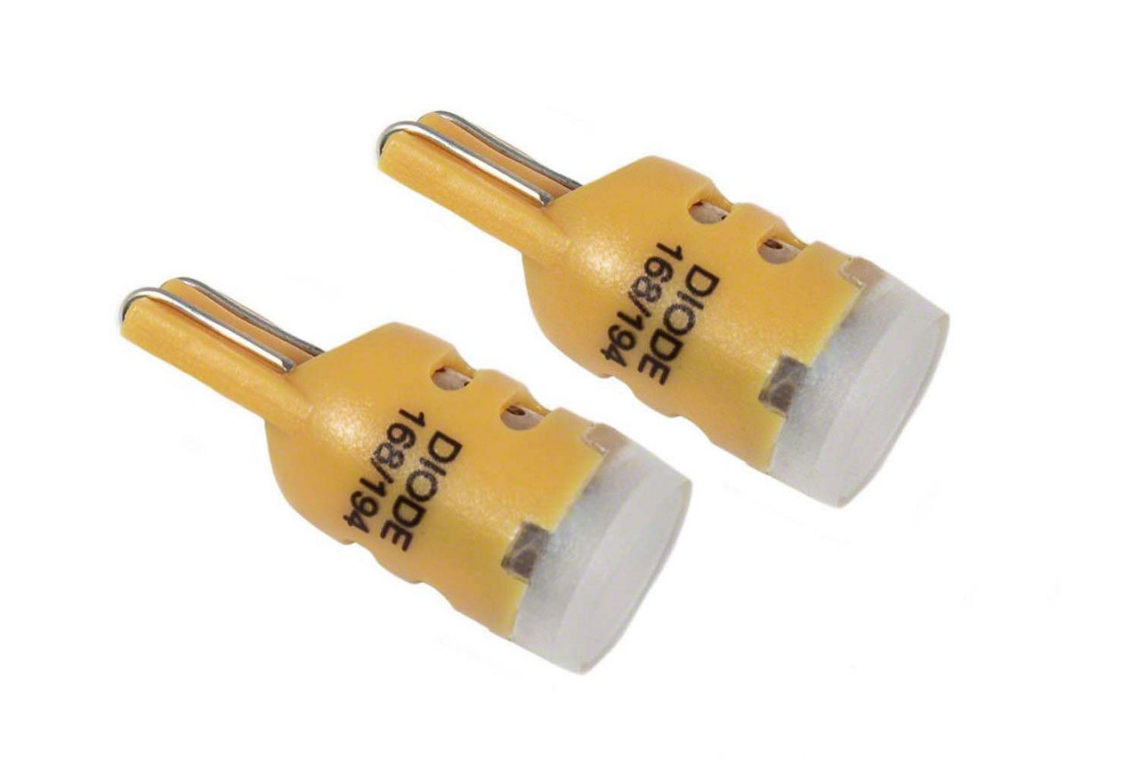 Diode Dynamics Corvette Amber LED Side Marker Light Bulbs; 194 HP5 ...