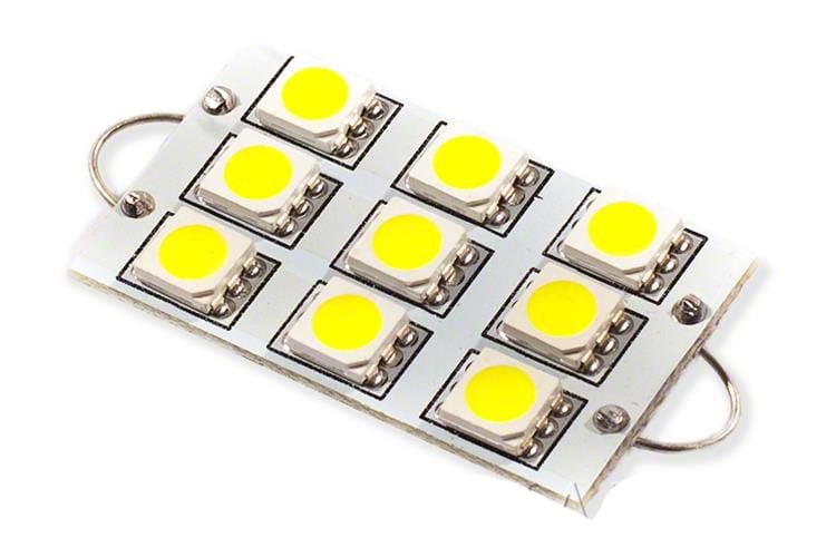 Diode Dynamics Corvette Amber LED Trunk Light Bulb; 44mm SML9 DD0103S ...