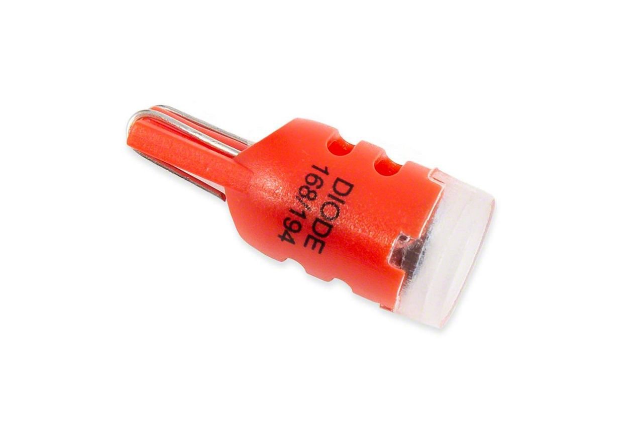 Diode Dynamics Corvette Red LED Trunk Light Bulb; 194 HP3 DD0023S (14 ...