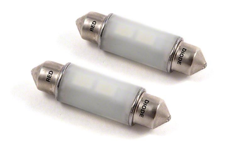Diode Dynamics Corvette Red LED Map Light Bulbs; 39mm HP6 DD0315P (97 ...