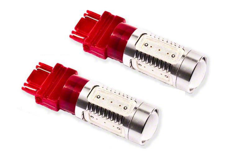 Diode Dynamics Corvette Red LED Tail Light Bulbs; 3157 HP11 DD0051P (97 ...
