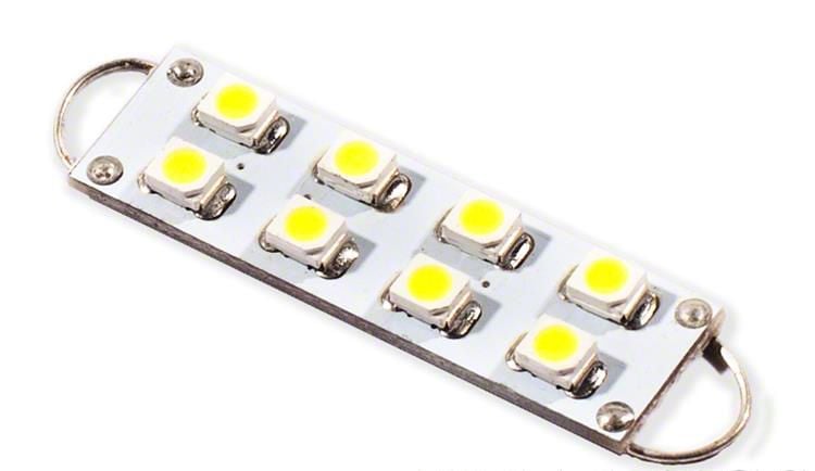 Diode Dynamics Corvette Red LED Trunk Light Bulb; 44mm SML8 DD0101S (08 ...