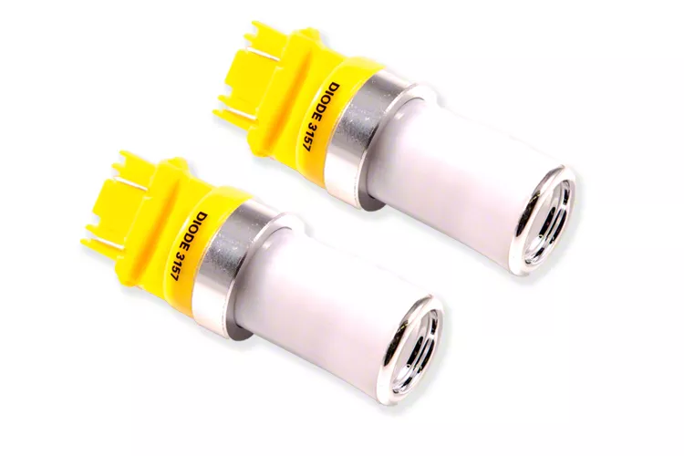 Diode Dynamics Mustang Amber Front Turn Signal LED Light Bulbs; 3157 ...