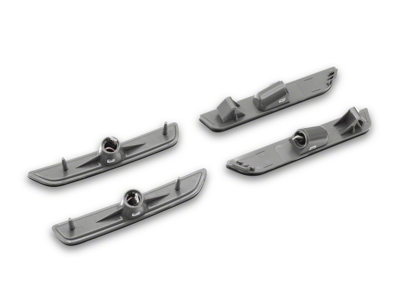 Diode Dynamics Mustang LED Front and Rear Side Marker Lights; Smoked ...