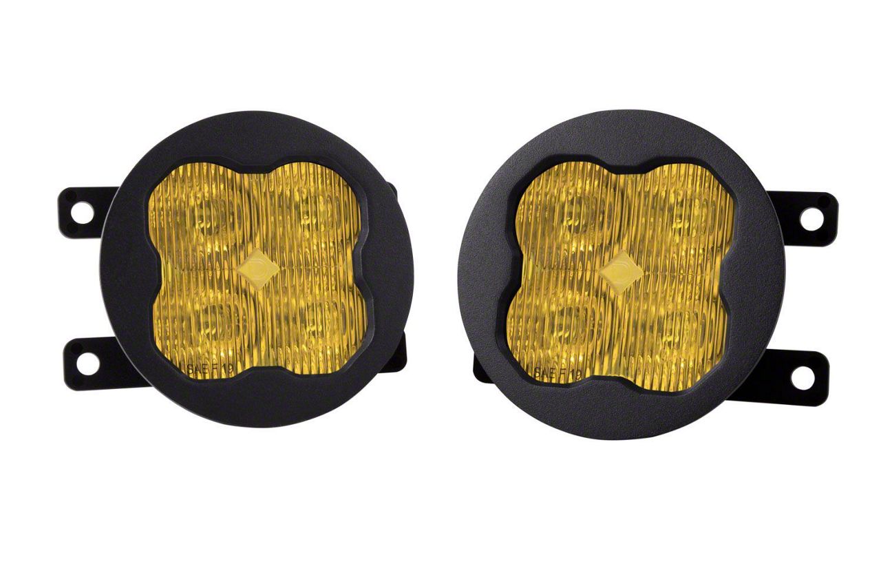 Diode Dynamics Mustang SS3 Sport Type A ABL LED Fog Light Kit; Yellow ...