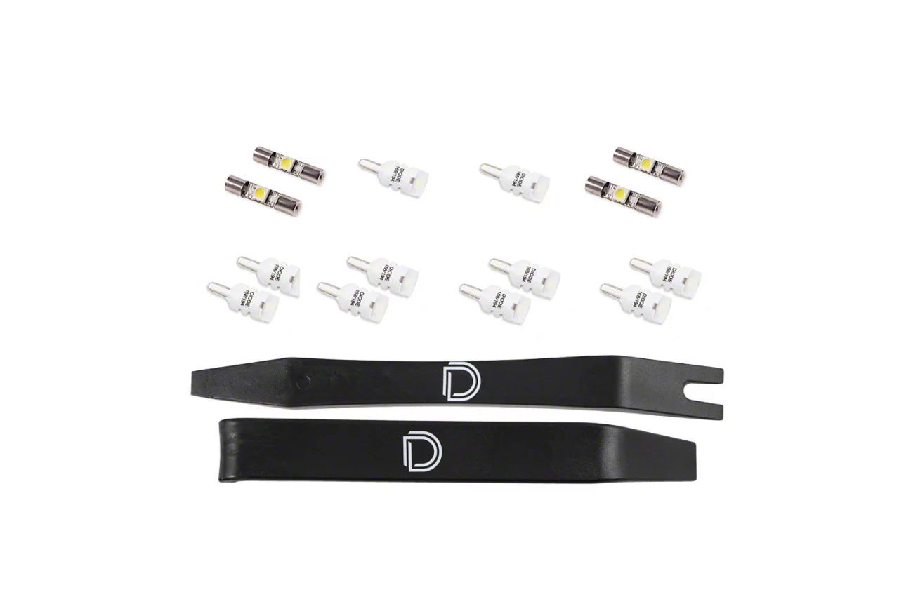 Diode Dynamics Mustang Stage 2 LED Interior Lighting Kit; Cool White ...