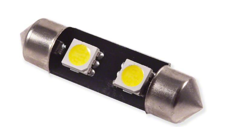 Diode Dynamics Mustang Warm White LED Dome Light Bulb; 36mm SMF2 ...