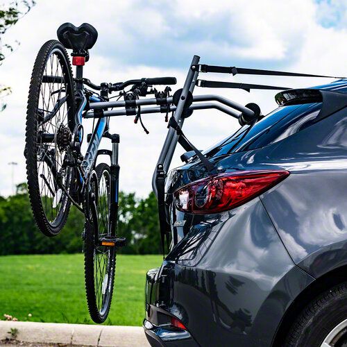 DK2 Mustang Trunk-Mounted Hanging Bike Carrier; Carries 3 Bikes BCR190 ...