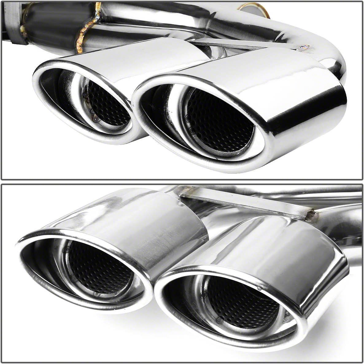 Corvette Cat-Back Exhaust System with Polished Tips (97-04 Corvette C5 ...
