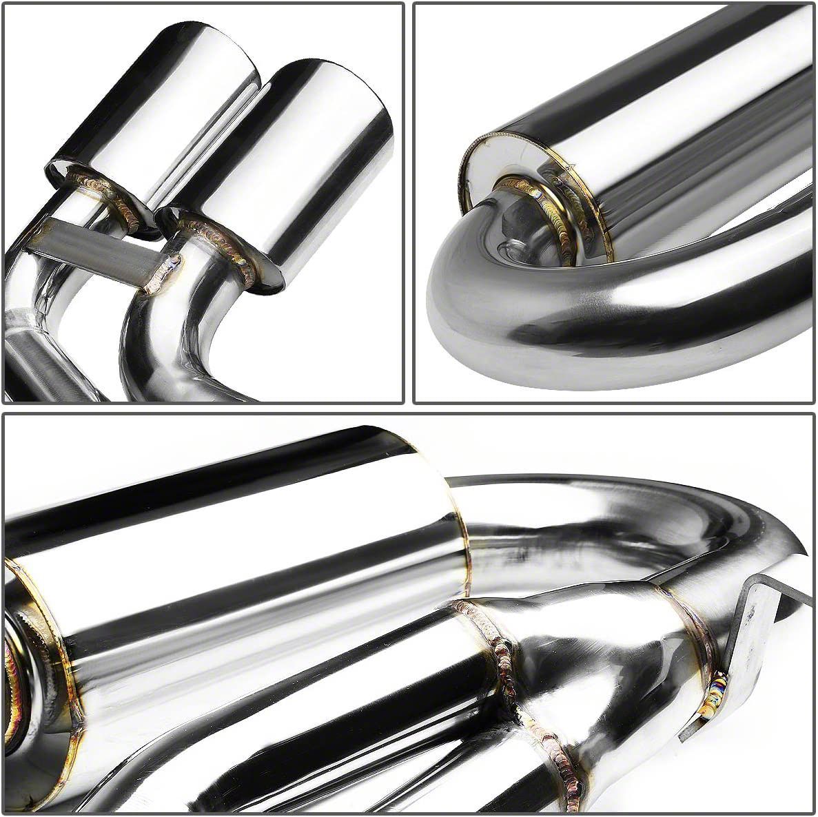 Corvette Cat-Back Exhaust System with Polished Tips (97-04 Corvette C5 ...