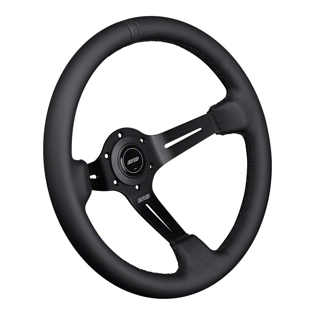 DND Performance Interior Universal AM Leather Race Steering Wheel; 75mm ...