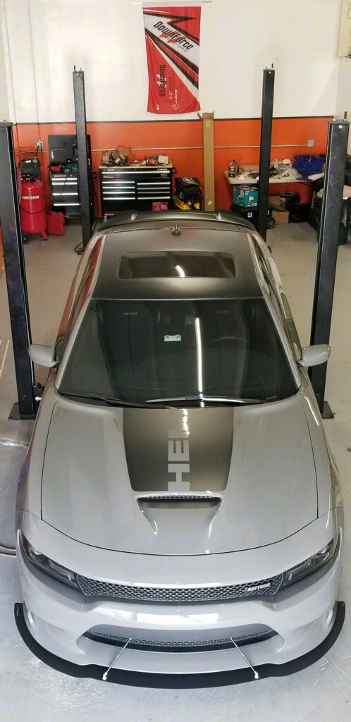 DownForce Solutions Charger Front Splitter; Street Version DFS-CGFS001 ...