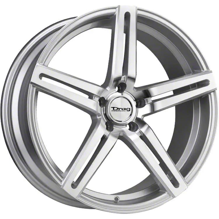 Drag Wheels Camaro DR60 Silver with Machined Face Wheel; 20x10; 35mm ...