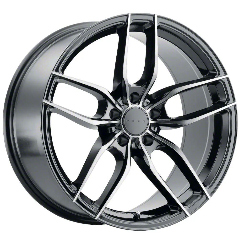 Drag Wheels Charger DR80 Gloss Black Shadow Wheel; 18x8 ...