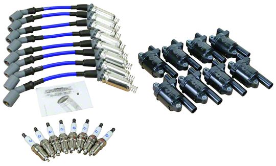 Dragon Fire Performance Camaro Ignition Tune Up Kit; Black Kit-1303 (16-18 6.2L Camaro w/ Round ...