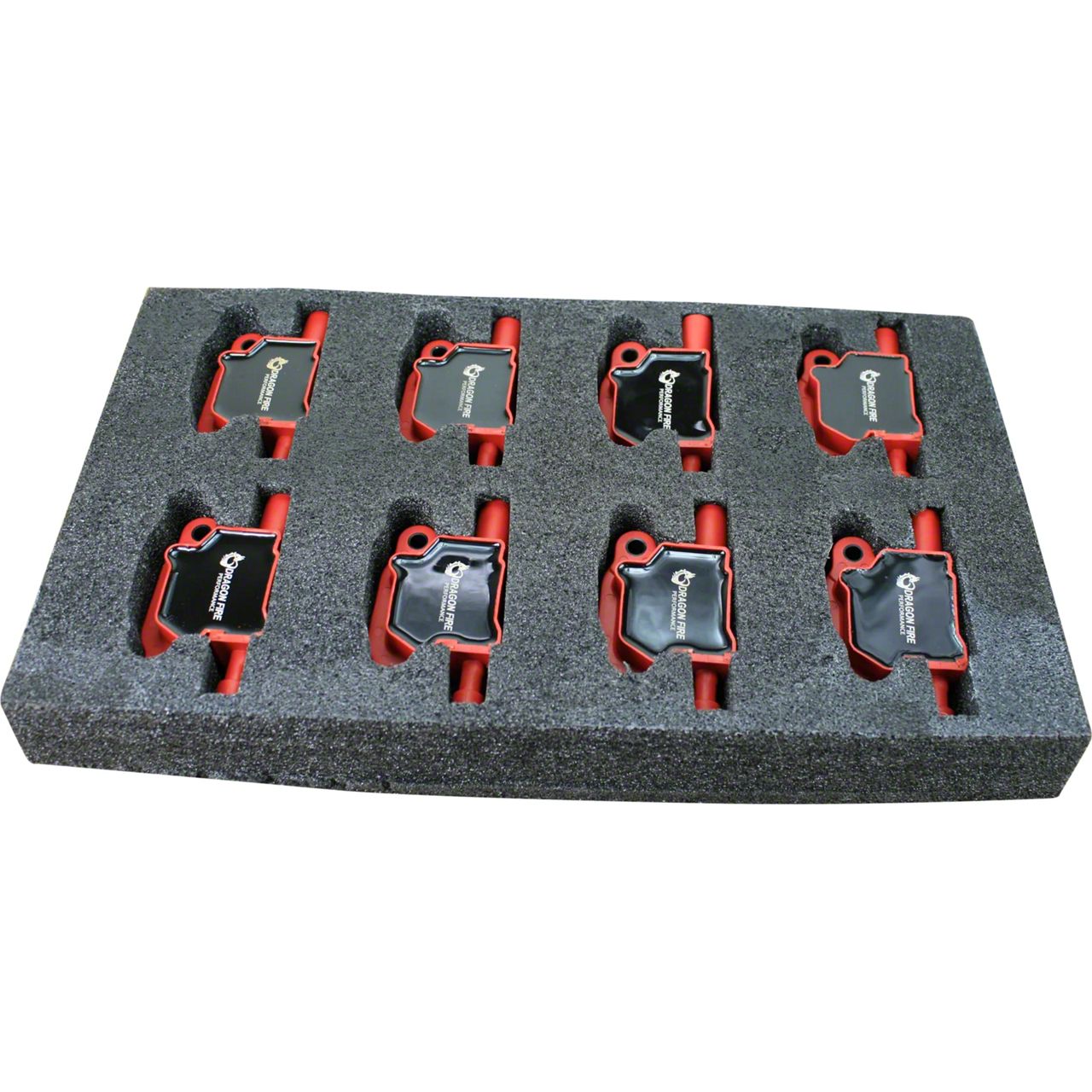 Dragon Fire Performance Corvette Ignition Coil Packs; Red DFC1007R-8 (05-13 Corvette C6 w ...