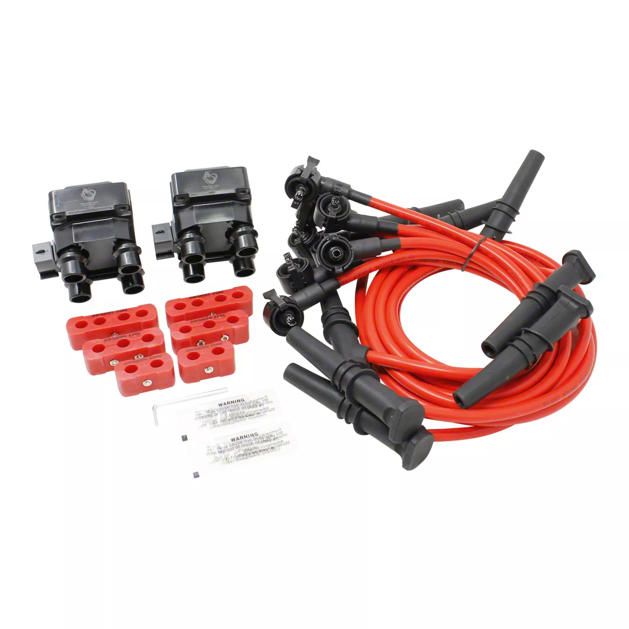 Dragon Fire Performance Mustang Ignition Tune Up Kit; Black KIT-1597 (96-98 Mustang GT) - Free ...