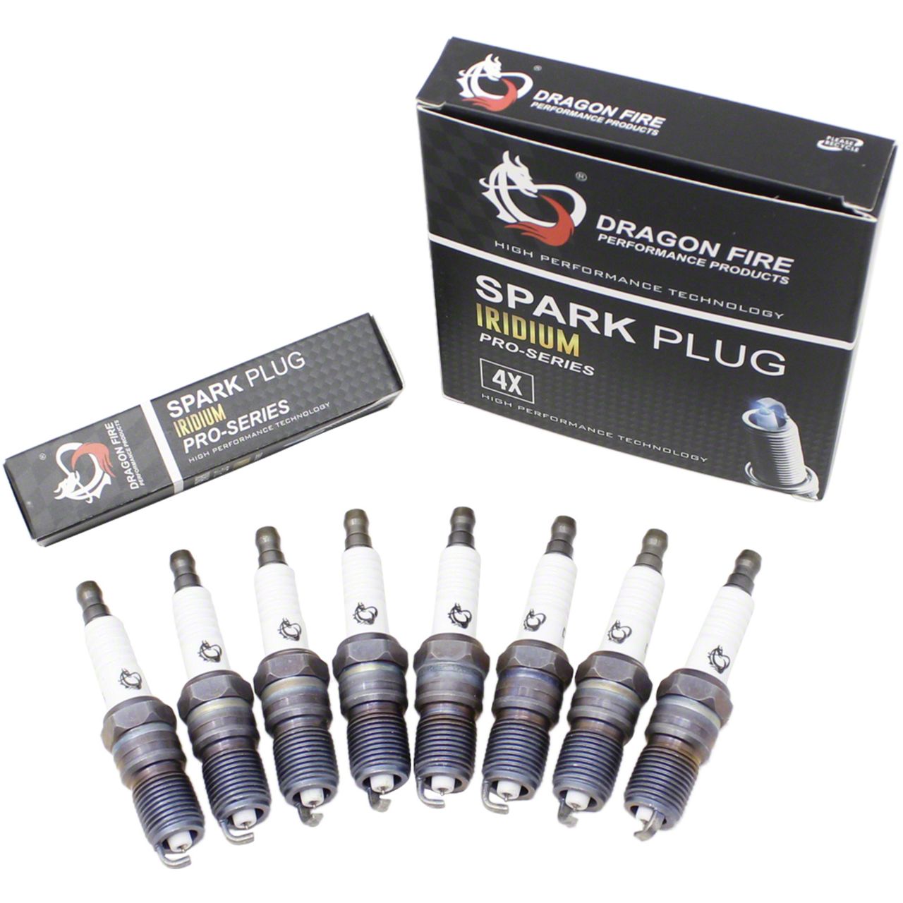 Dragon Fire Performance Mustang Iridium Spark Plugs DFSP1005x8 (99-04 Mustang Cobra, Mach 1 ...