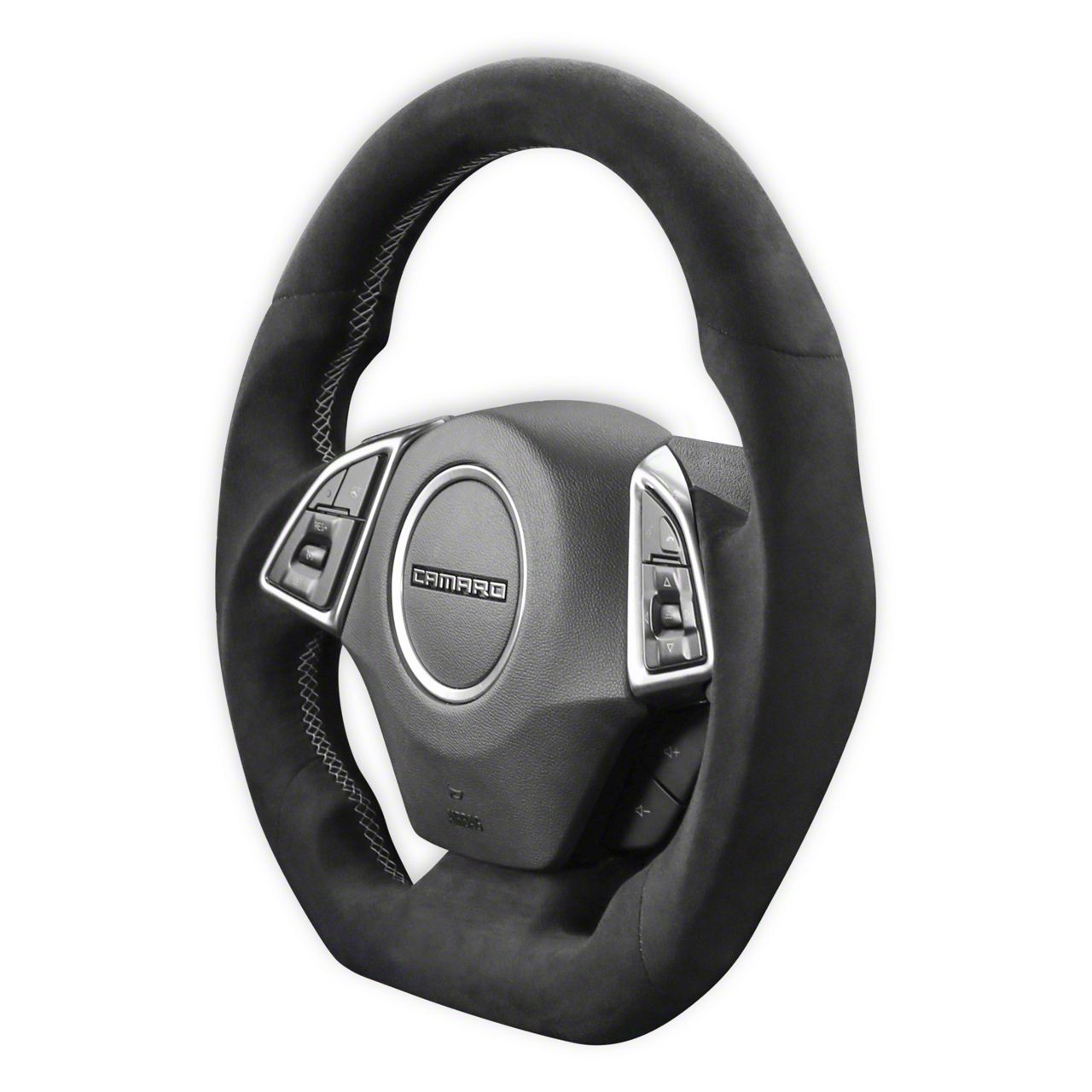 Drake Muscle Cars Camaro Steering Wheel; Alcantara CA950-14 (16-24 ...