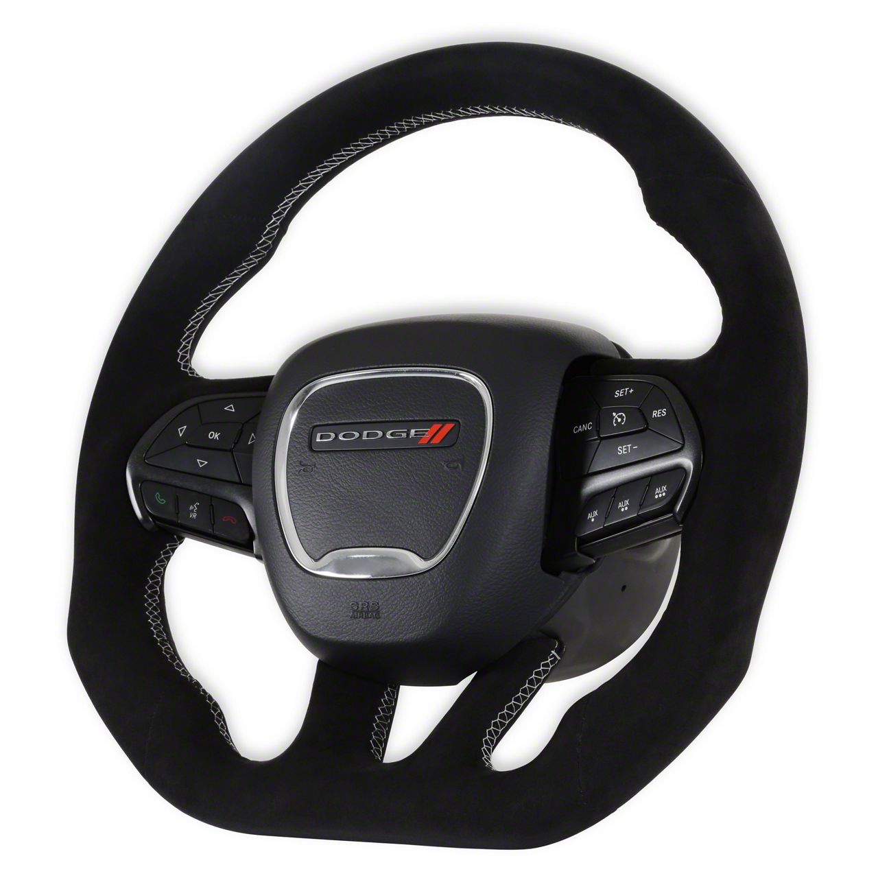 Drake Muscle Cars Challenger Steering Wheel; Alcantara CH950-20 (15-23 ...
