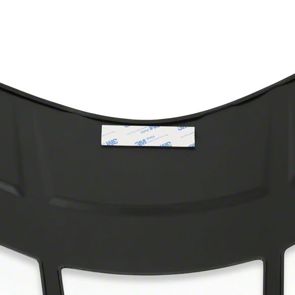 Drake Muscle Cars Corvette Rear Window Louvers; Carbon Flash Metallic ...