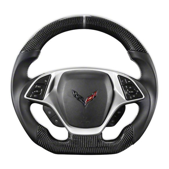 Corvette Steering Wheel; Alcantara (14-17 Corvette C7) - Free Shipping