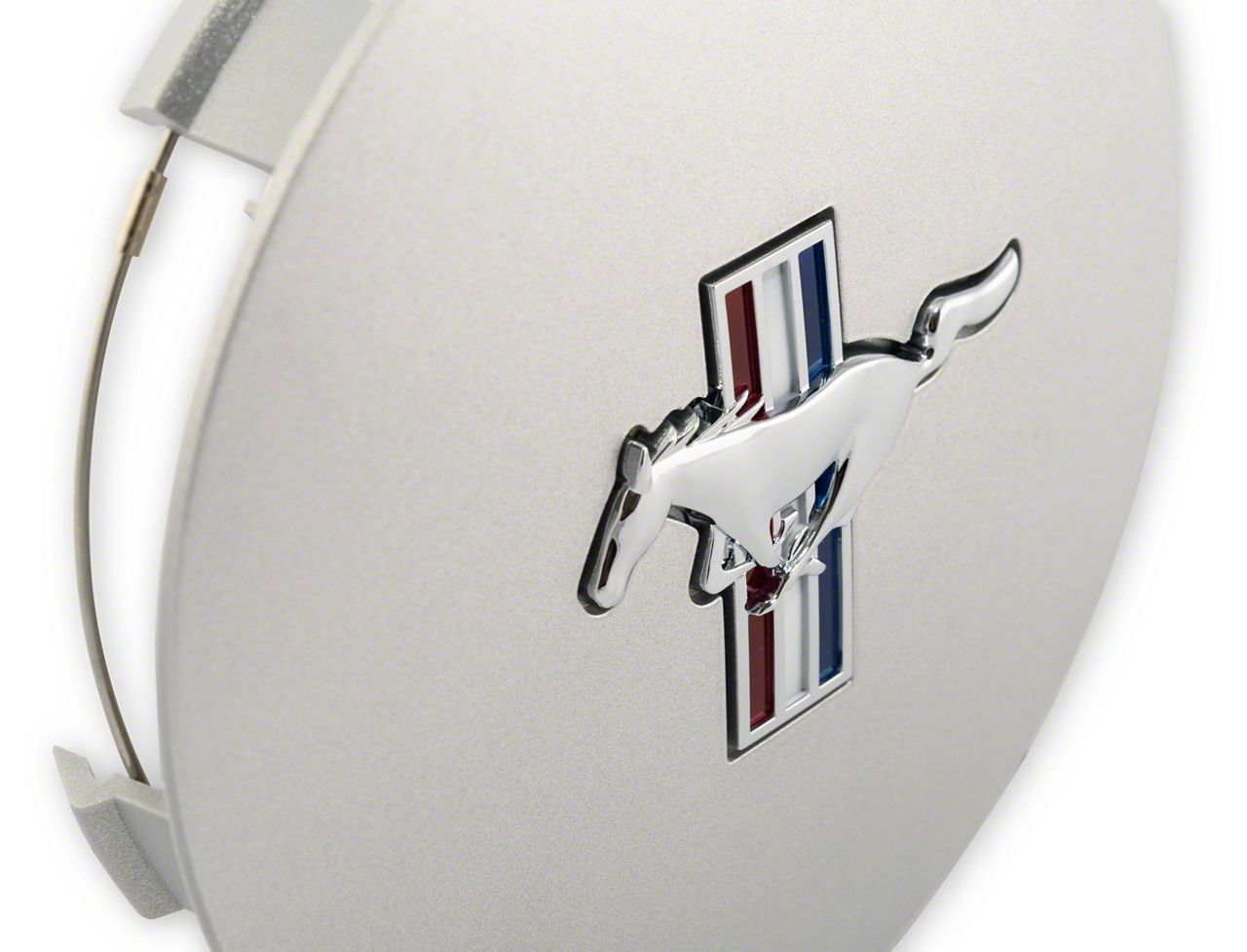 Drake Muscle Cars Mustang Pony Wheel Center Cap with Tri-Bar Emblem ...