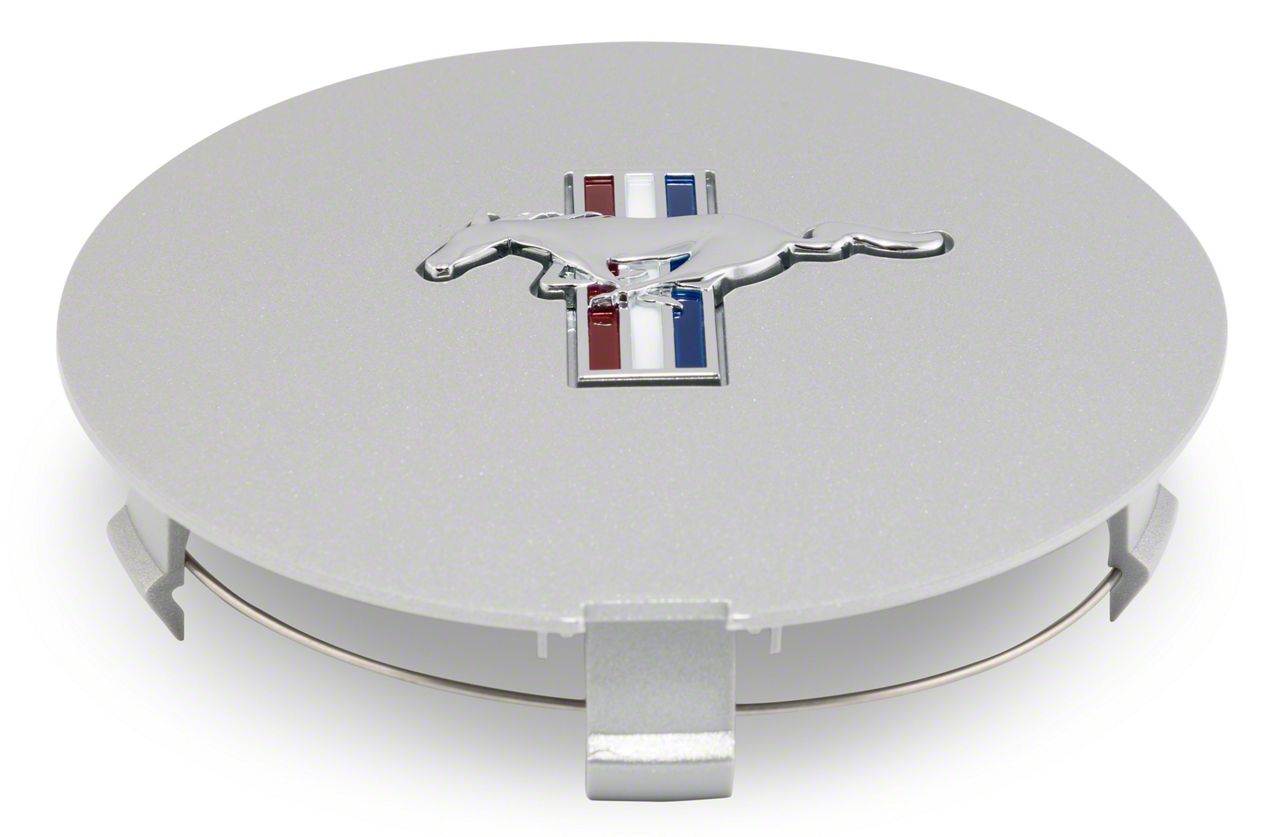 Drake Muscle Cars Mustang Pony Wheel Center Cap with Tri-Bar Emblem ...