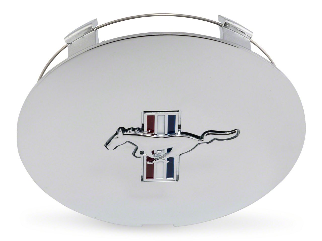 Drake Muscle Cars Mustang Pony Wheel Center Cap with Tri-Bar Emblem ...