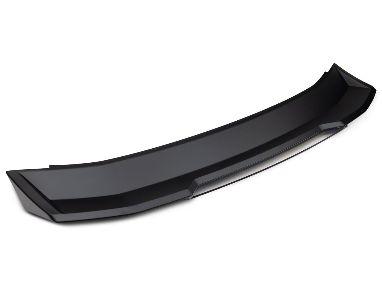 Drake Muscle Cars Mustang Wicker Bill Style Rear Spoiler; Satin Black ...