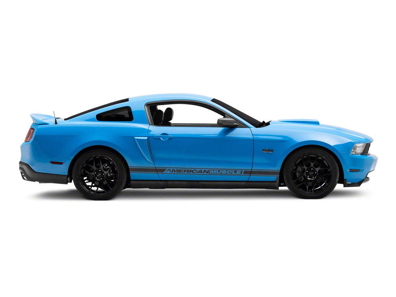 Drake Muscle Cars Mustang Billet Aluminum Short Antenna; Black; 4-Inch ...