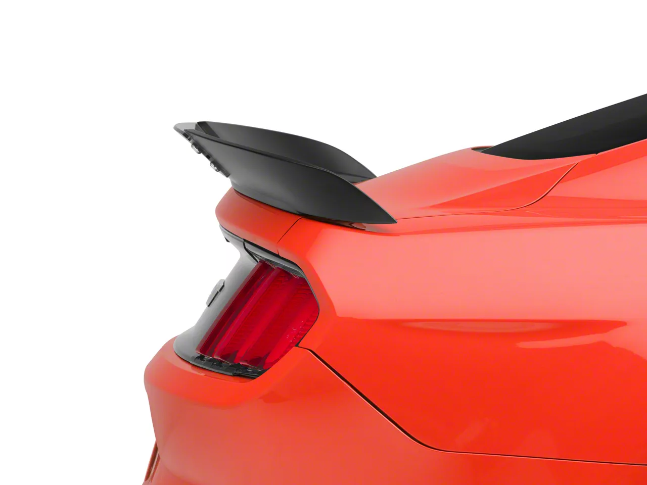 Drake Muscle Cars Mustang Wicker Bill Style Rear Spoiler; Satin Black ...