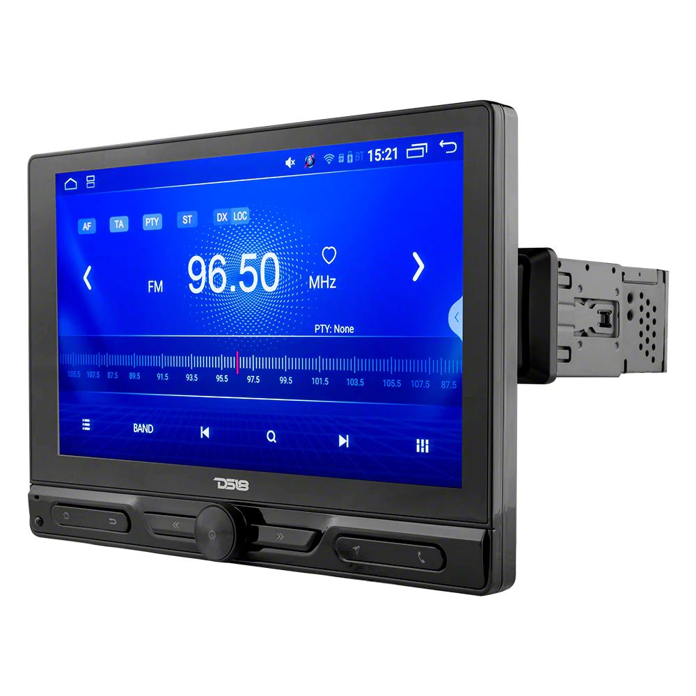 DS18 Mustang 10.50-Inch Swivel Modular Touchscreen Mechless Single-Din ...
