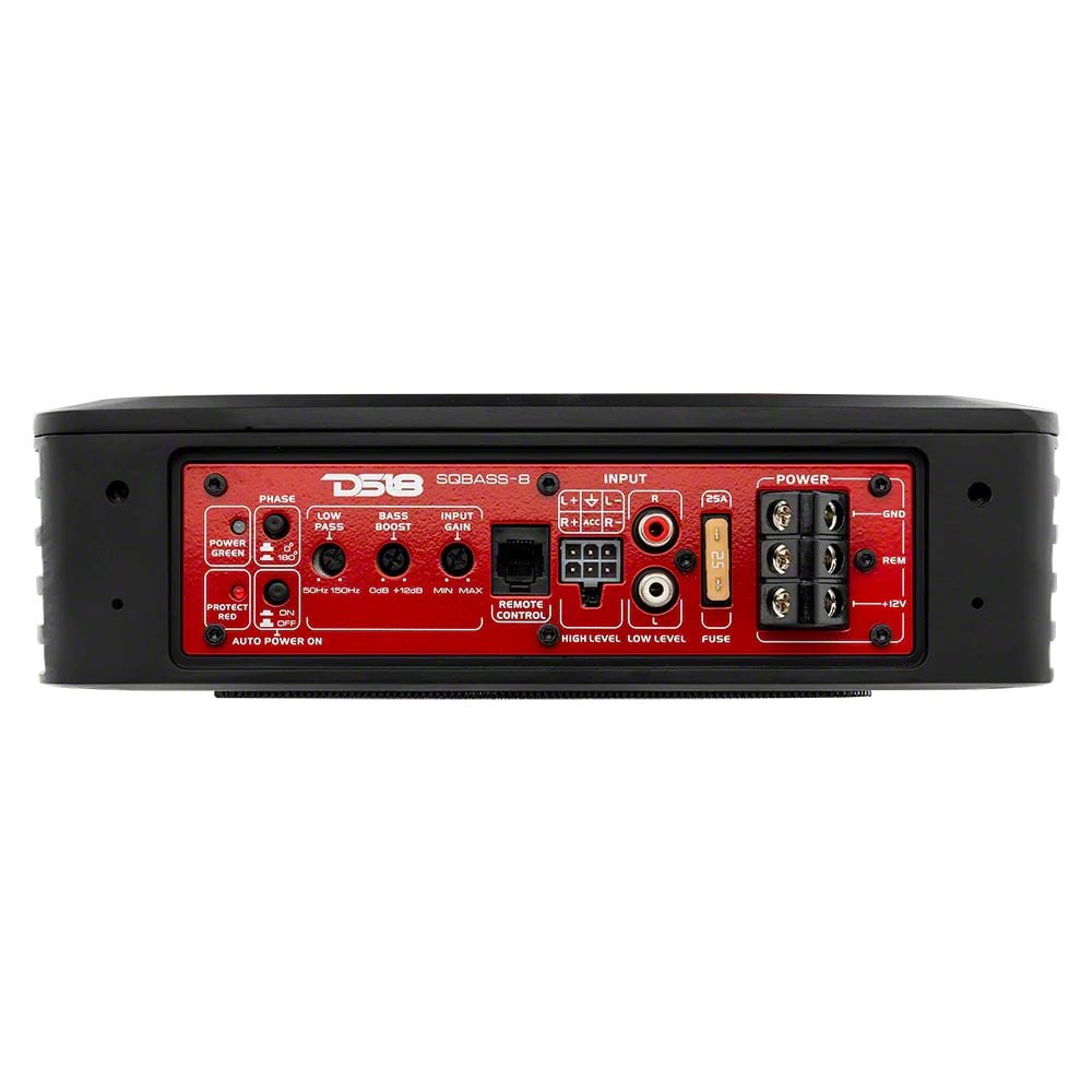 DS18 Mustang 8-Inch Underseat Amplified Subwoofer; 800 Watts SQBASS8 ...