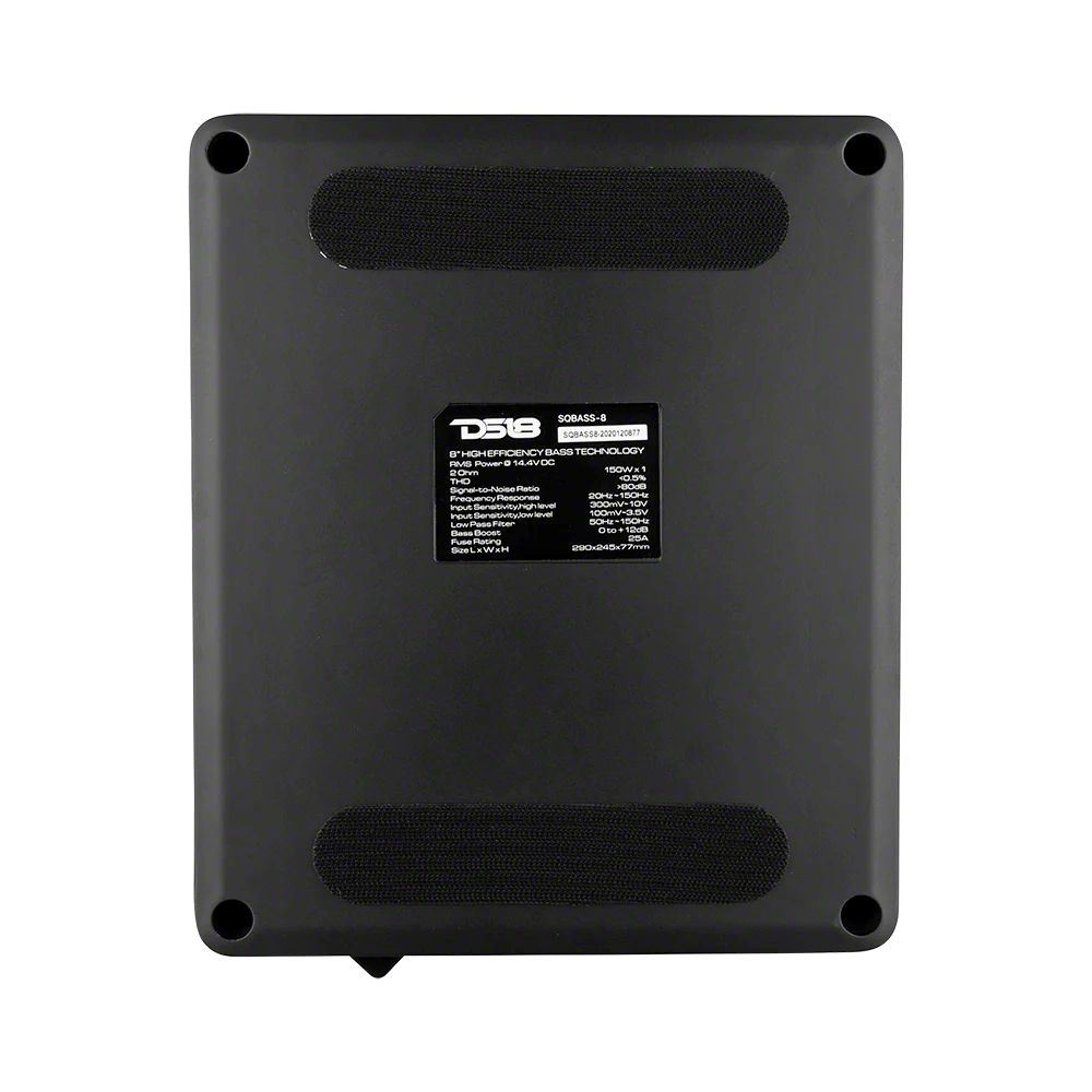 DS18 Mustang 8-Inch Underseat Amplified Subwoofer; 800 Watts SQBASS8 ...